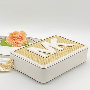 Michael Kors | Bags | Michael Kors Straw Python Capsule Jsi Lg Ew Xbody ...